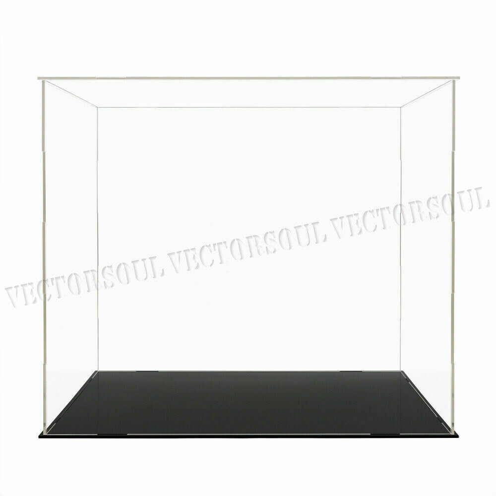 AU Acrylic Plastic Display Case 40cm Large Perspex Box Plastic Base ...