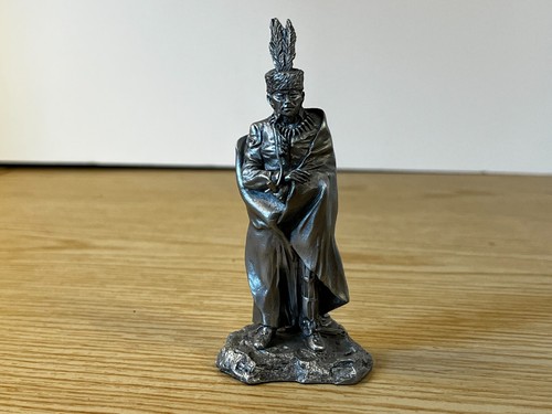 The Noble Americans Pawnee Pewter Figurine Collectible Native American ...