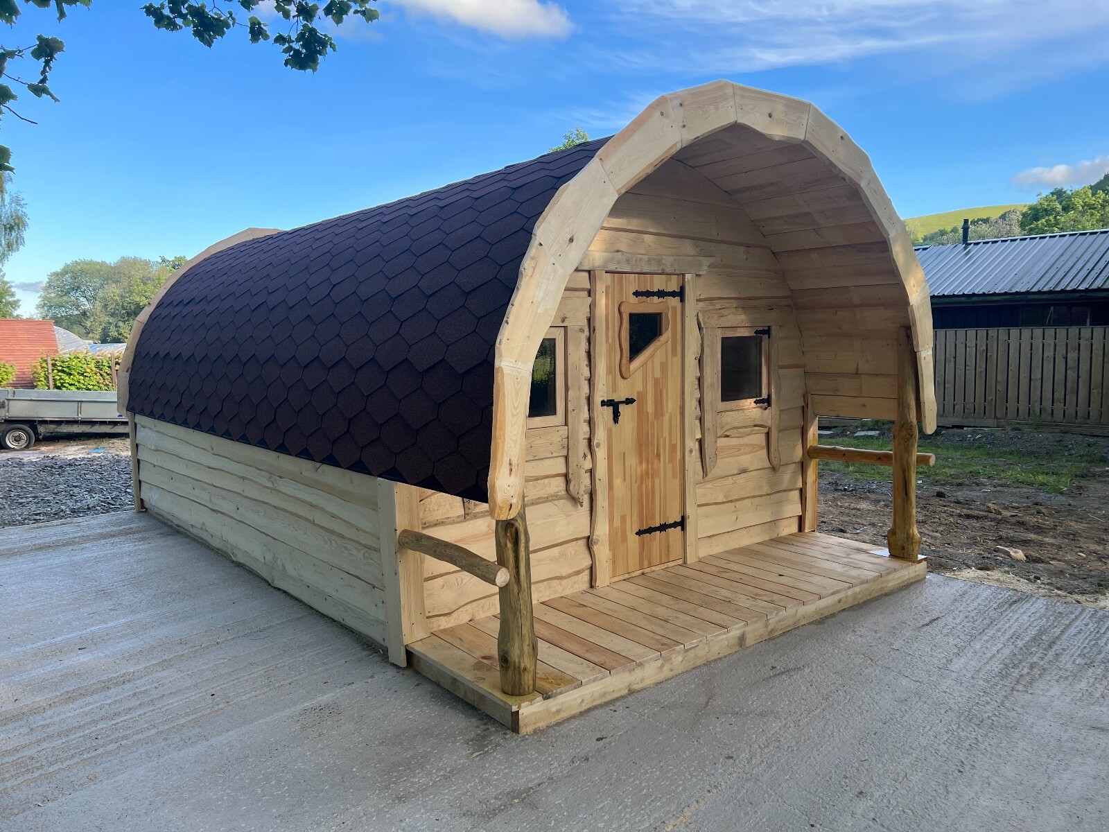 Glamping pod, Summer house, Hobbit house, Camping pod, MADE TO MEASURE ...