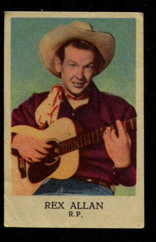 Rex Allan Vintage Dutch Movie Film Star Trading Card | eBay