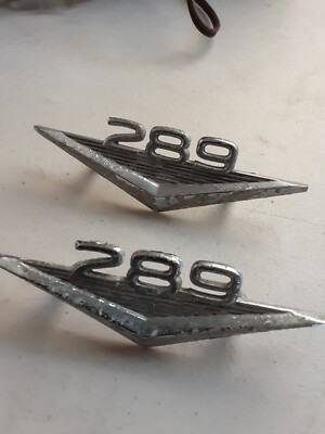 Authentic Vintage Ford 289 Grille Emblem, Part No. C3OB16C144A - pair ...