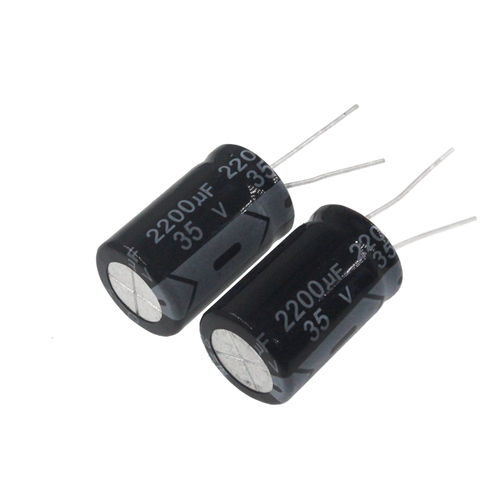 5pcs 2200uF 35V 2200MFD 35Volt 13*25mm Electrolytic Capacitor (NEW) | eBay
