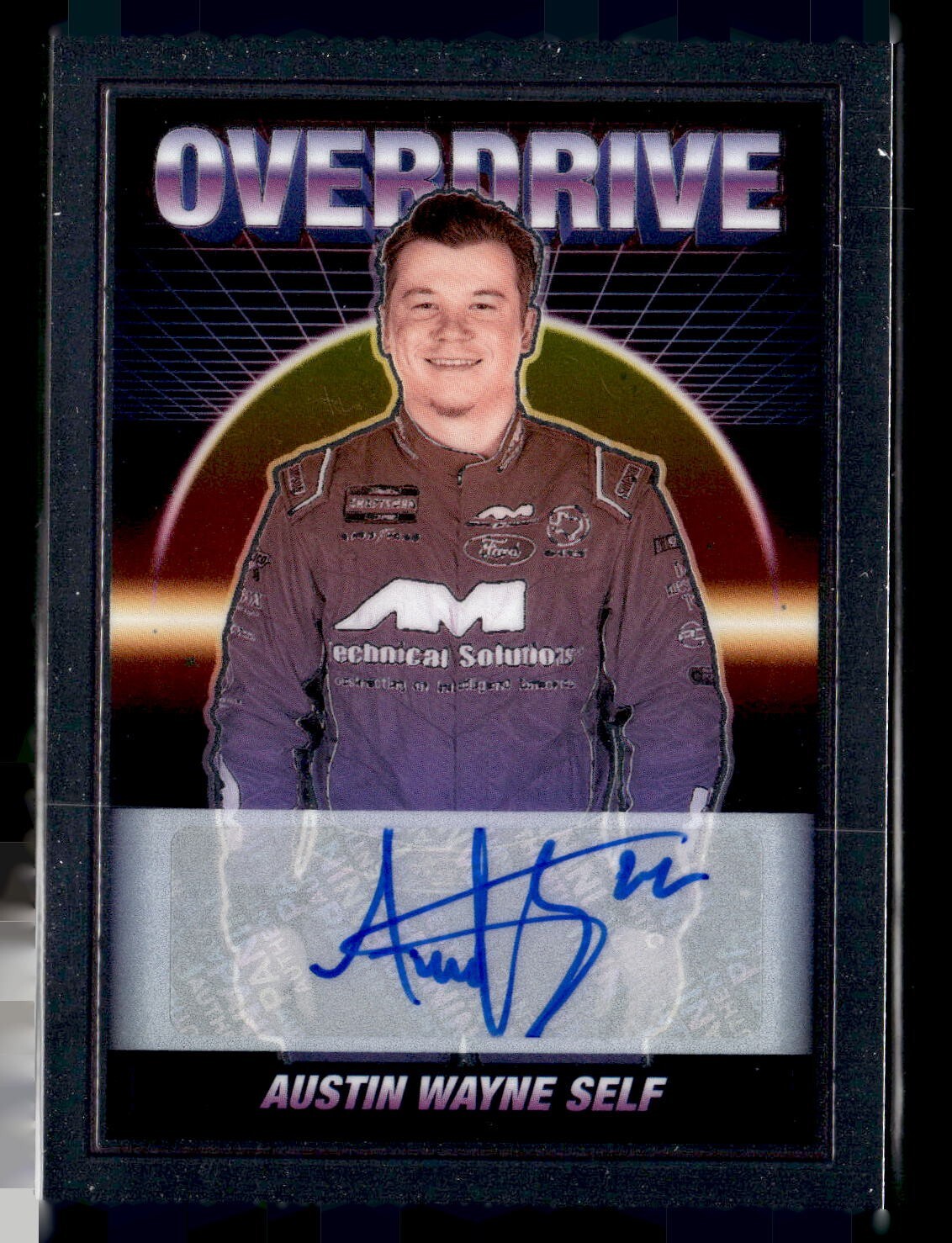 2023 Panini Chronicles Racing Overdrive #7 Austin Wayne Self autograph ...