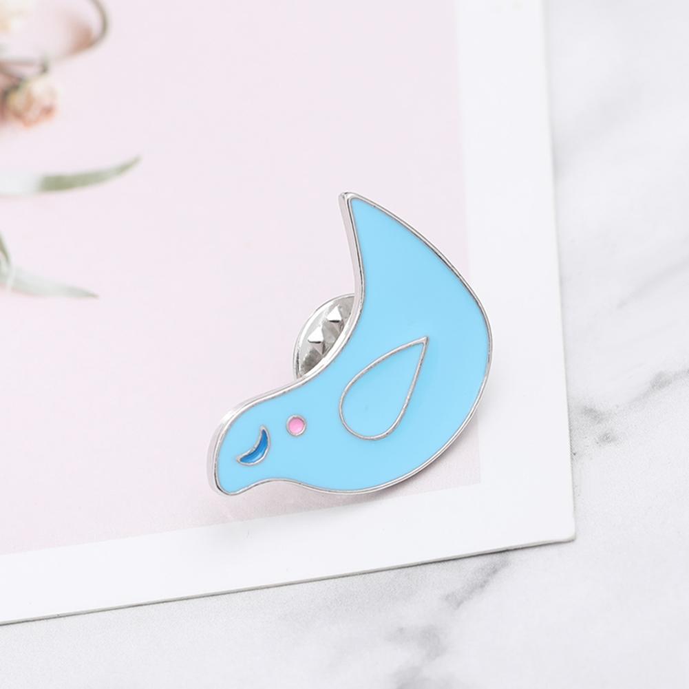 Cartoon Cute Blue Bird Brooch Coats Bags Hats Pins Badge Jewelry Kids ...