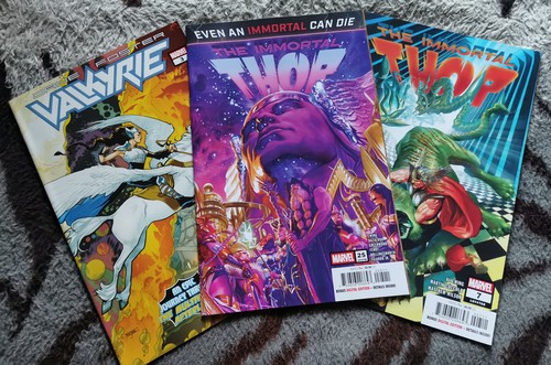 THE IMMORTAL THOR # 7 & 25 ALEX ROSS VARIANTS ! JANE FOSTER VALKYRIE ...