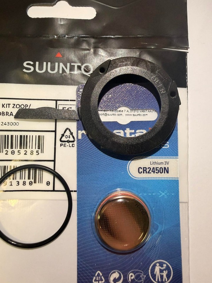 Suunto Battery Kit for Zoop / Vyper / Cobra – Battery + O-Ring | eBay