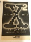 X-Files Tv Series Vintage Print Ad David Duchovny Gillian Anderson ...