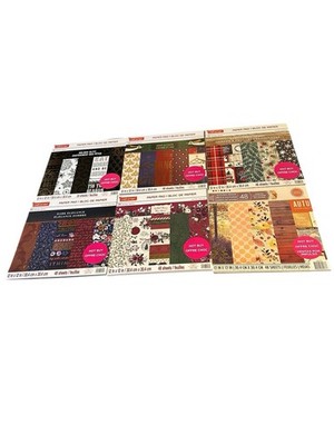 Lot Of 6 CraftSmart Paper Pad – 12x12 Scrapbook Paper – Holiday, Faith ...