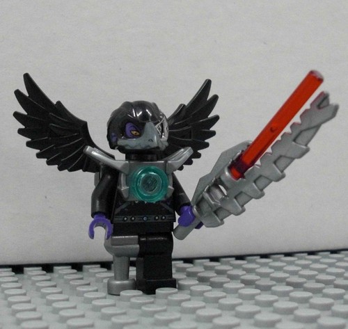 LEGO Legends of Chima - Rizzo (Schwert grau) Figur Minifig Rabe Raven ...