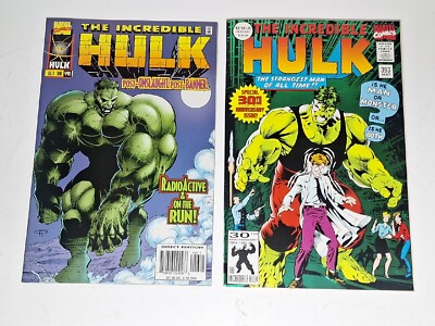 The Incredible Hulk #393 (30th Anniv Issue - Foil Cover) & #446 Marvel ...