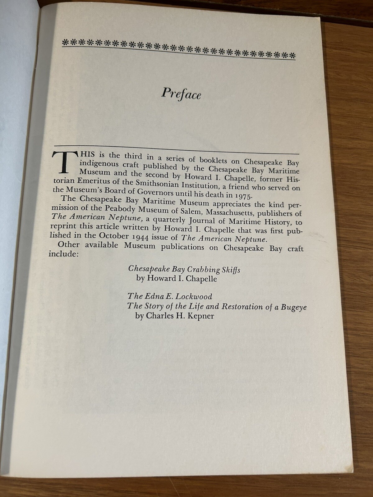 Notes on Chesapeake Bay Skipjacks Howard Chapelle Maryland State Boat ...