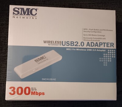 SMC Networks Wireless USB2.0 ADapter EZ Connect N 802.11n 300Mbps | eBay