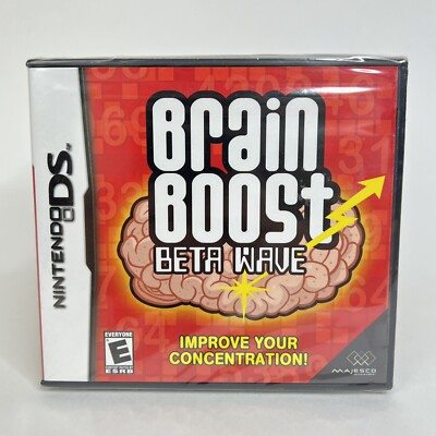 Brain Boost: Beta Wave - Improve Your Concentration Nintendo DS New ...