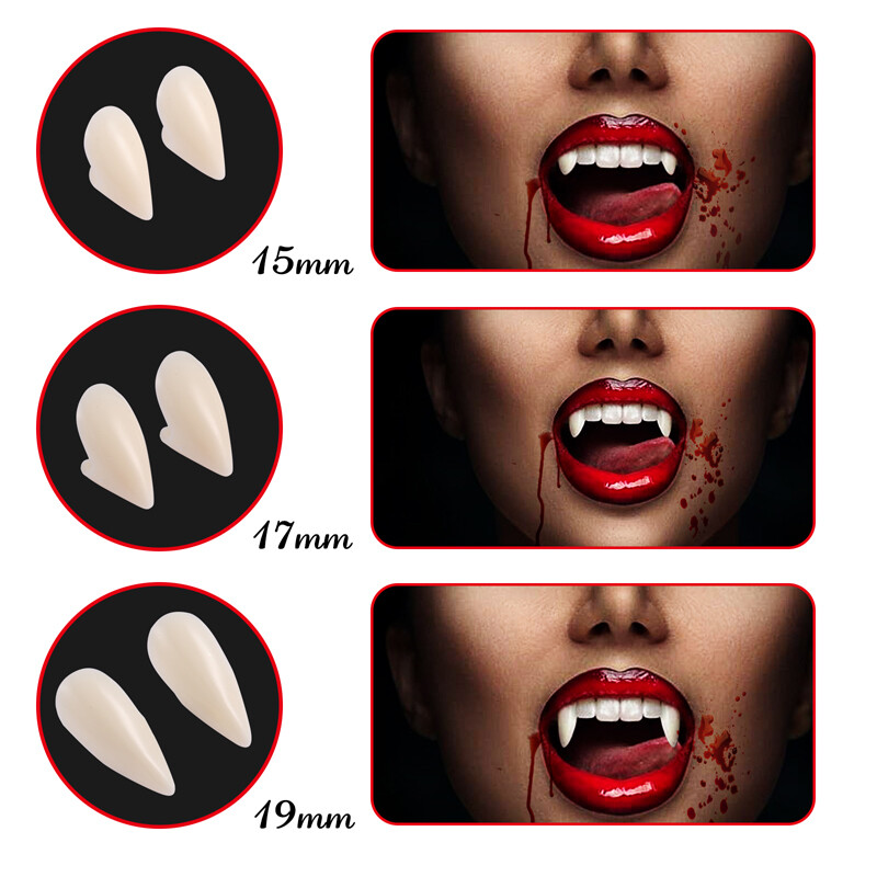 Halloween Vampire Fangs Werewolf Teeth Caps Cosplay Party Props Costume Gifts | eBay