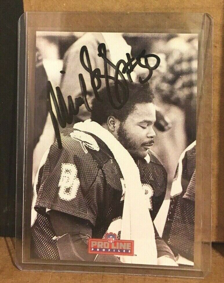 Mike Singletary 1992 Pro Line Profiles Autograph Signature #2 SP Baylor ...
