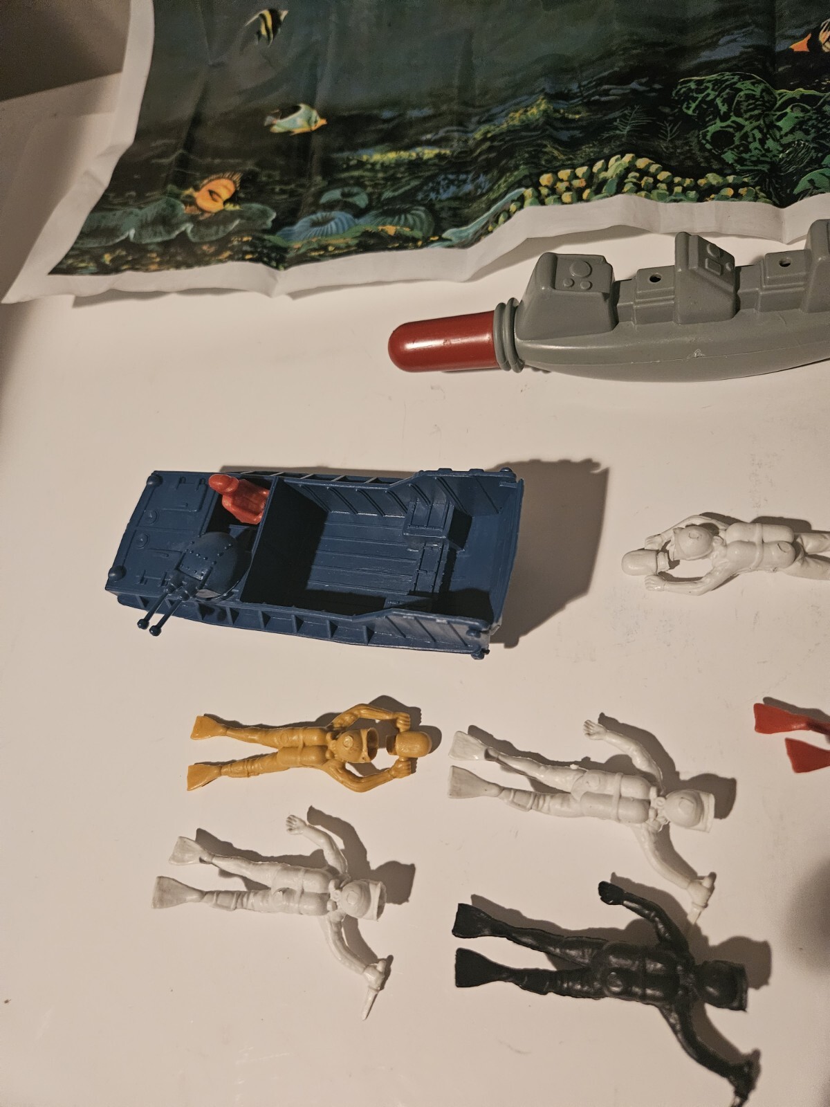 Submarine Underwater Vehicle w/Divers Scuba Figures deep sea playset | eBay