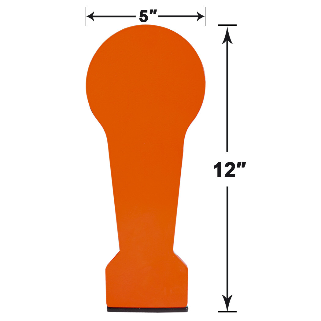 Highwild 3/8" AR500 12" Classic Popper Steel Shooting Target - Auto ...