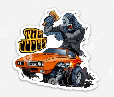 Pontiac GTO Judge STICKER - Chevrolet Muscle Car Rat fink Ratfink ...