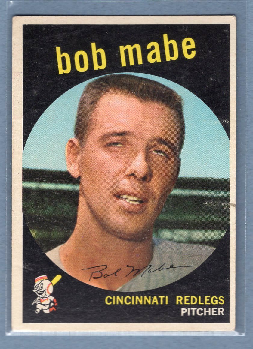 1959 Topps #356 Bob Mabe(1) VG-EX (WA0R190) | eBay