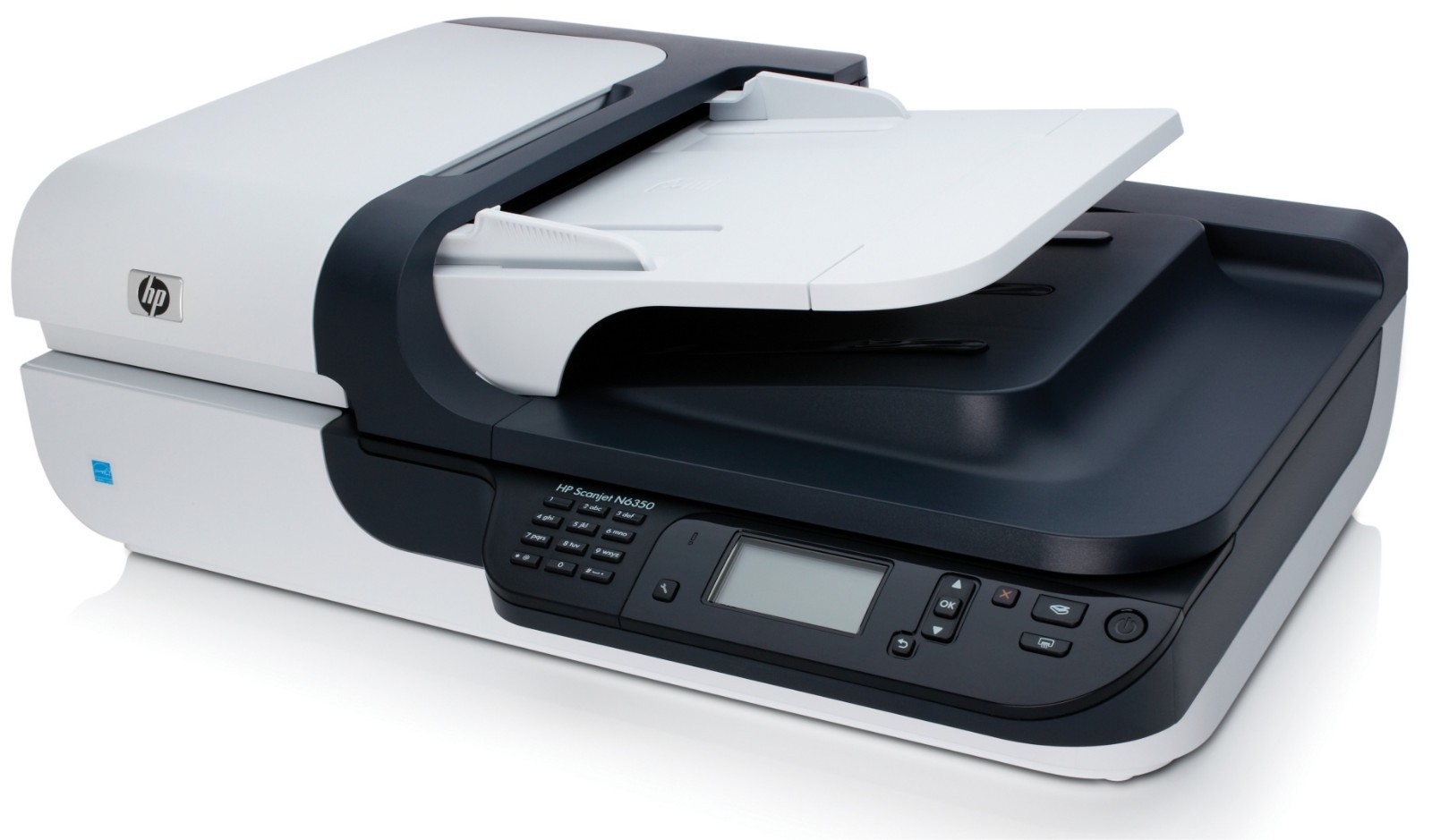 HP Scanjet N6350 flatbed scanner USB 2.0 LAN 2400 dpi x 2400 dpi 48 Bit ...