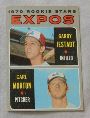 1970 Topps #109 Montreal Expos Rookie Stars Garry Jestadt & Carl Morton ...