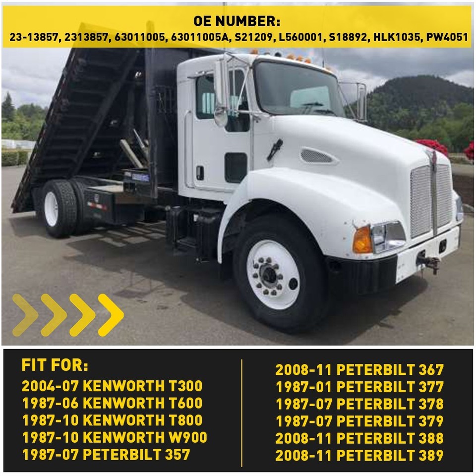 2pcs Fits Kenworth Peterbilt Hood Latch Base HLK1035 S21209 2313857 ...