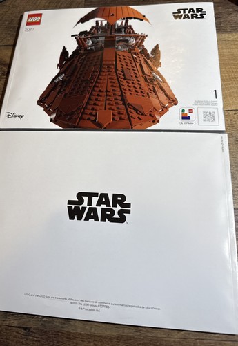 LEGO 75397 NEW Instruction Booklets Set Only- Jabba's Sail Barge - UCS ...