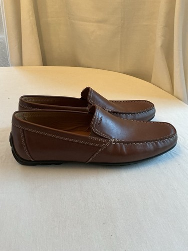 GEOX Moner Men’s Loafers Coffee Brown Size 46 EU ( 12.5 US) New With ...