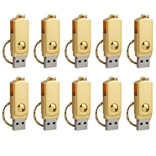 Lot 50PCS 1/2/4/8/16GB Metal Key Ring USB Flash Drive Memory U Stick ...
