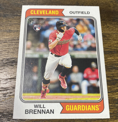 2023 Heritage Base #321 Will Brennan - Cleveland Guardians Rookie Card ...