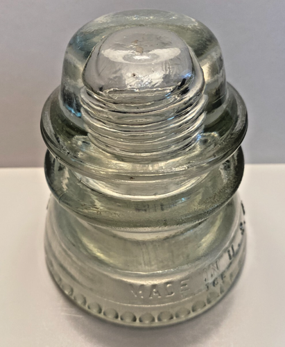 Vintage Hemingray 42 Telephone Pole Insulator Clear Glass 16E 1949 ...