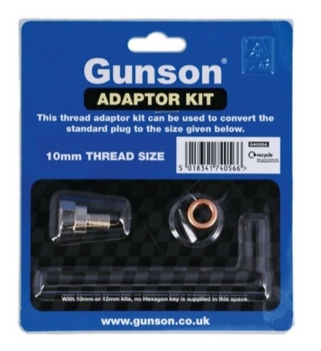 Gunson G4055A Colortune Adapter Set Kit 10mm/14mm Diagnostic Spark Plug ...