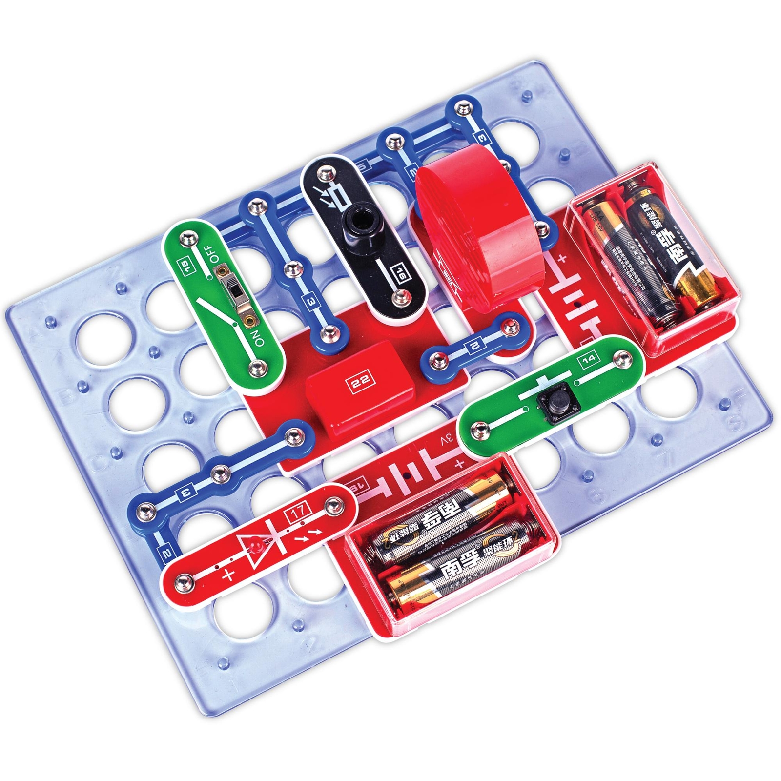 Science Kidz Electro Snaps 188 Experiments Kit - Electronic Circuit Set ...