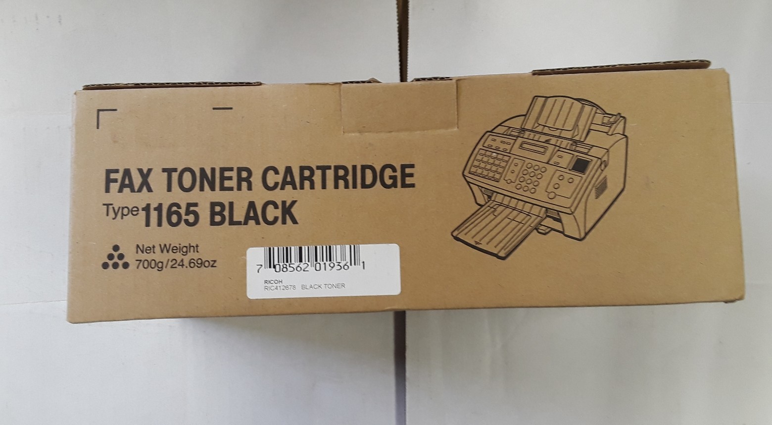 412683 412678 430403 Genuine Ricoh Type 1165 Black Toner Fax 1120L Fax ...