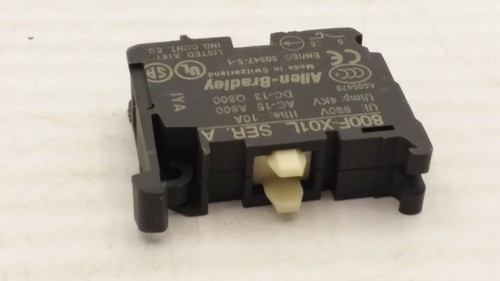 ALLEN BRADLEY 800F-X01L CONTACT BLOCK 1NCLB SERIES A | eBay