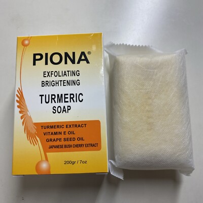PIONA EXFOLIATING BRIGHTENING TURMERIC SOAP_7 OZ | eBay