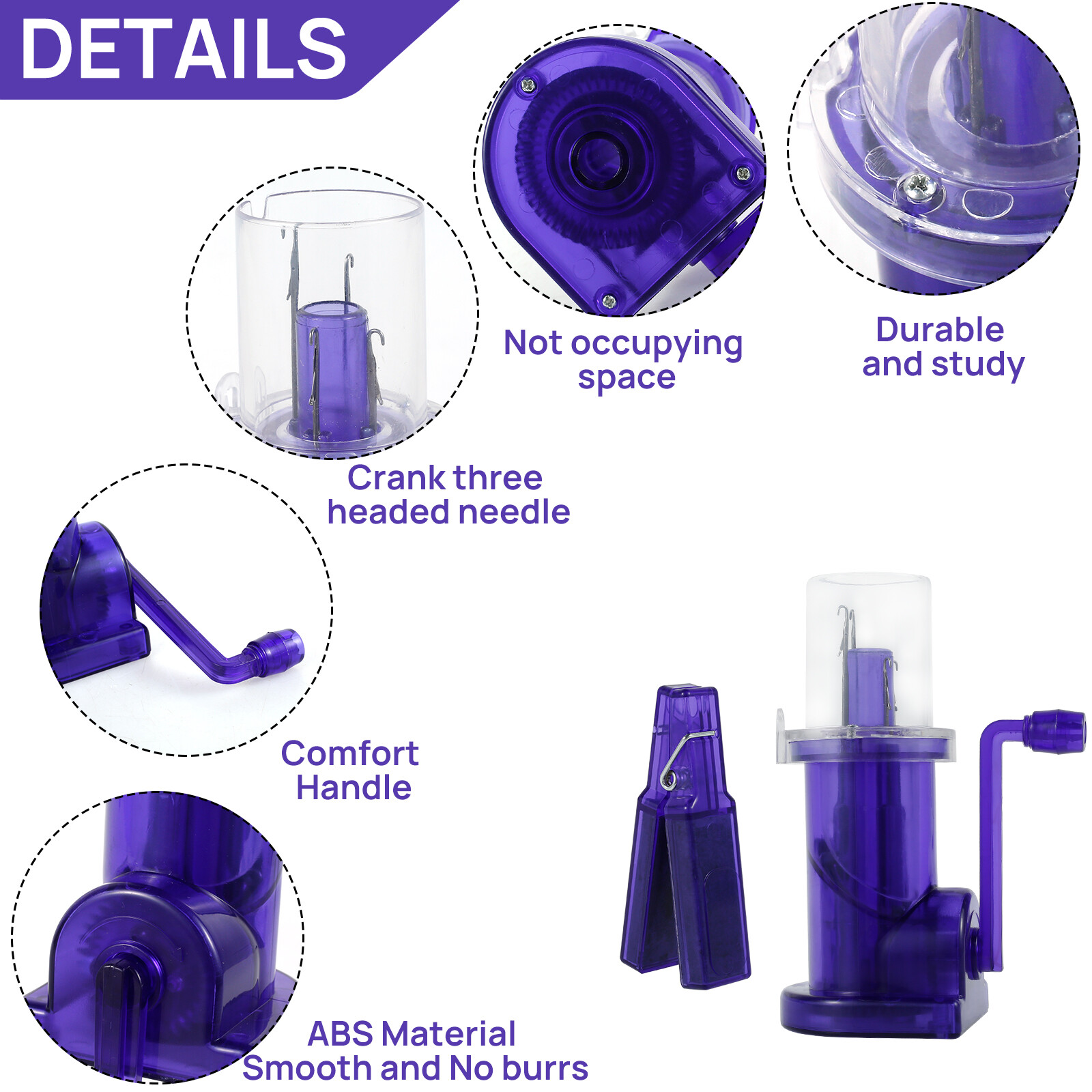 Easy Weaver Knitter Hand-Operated Weaver Knitting Tool Portable Mini ...