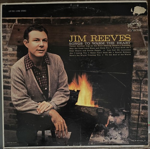 Jim Reeves Songs To Warm The Heart Album Vinyl Warm & Cozy RCA Victor ...