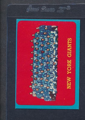 1963 Topps #060 New York Giants Team EX *43 | eBay