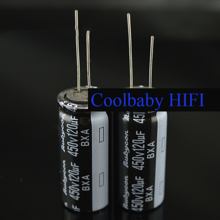 10PCS RUBYCON BXA 450v 120uF Audio ElectrolyticCapacitor long life 18 ...