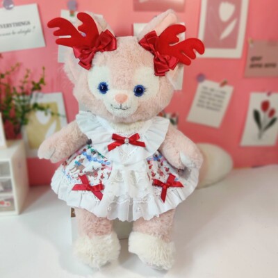 40cm LinaBell Plush Toy Pink Fox with Deer Skirt Doll Duffy Friend Gift ...