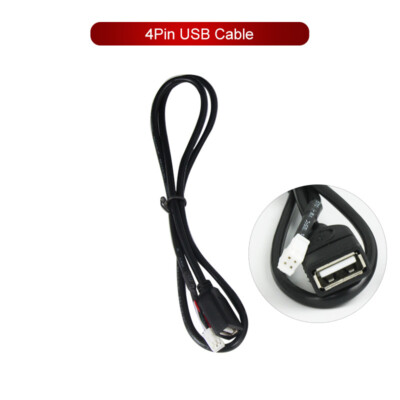 4Pin USB Cable Adaptor For Android Car Radio Stereo USB Cable Connector ...