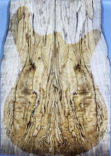 Spalted Maple Wood AAAAA Guitar&Bass Building drop Top Luthier Supplies ...
