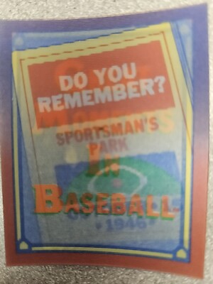 Enos Makes Wild Dash #43 Score 1988 Baseball Magic Motion Trivia Card ...