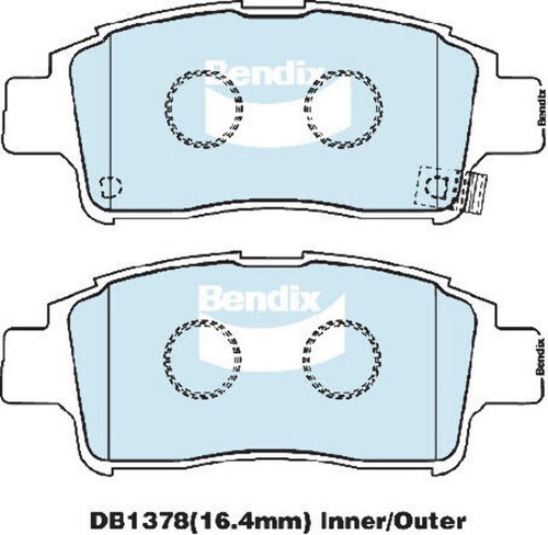 Bendix DB1378GCT Brake Pads Set - General CT | eBay Australia
