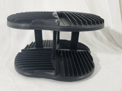 Alpha 80 Compact Disc CD Carousel Storage Rotating Display Holder ...