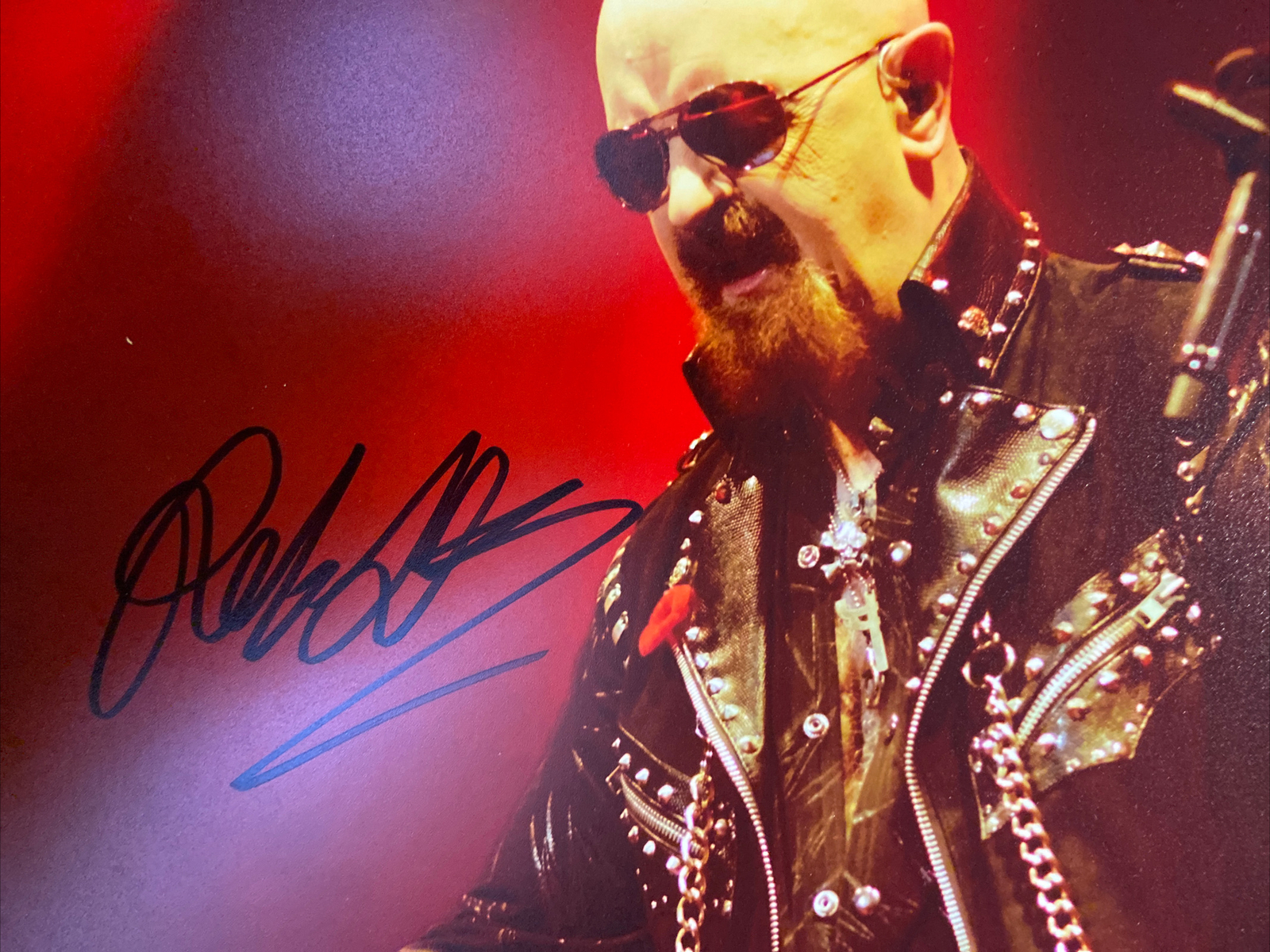 ROB HALFORD autographed photo 8 x 10 w/COA hand signed JUDAS PRIEST | eBay