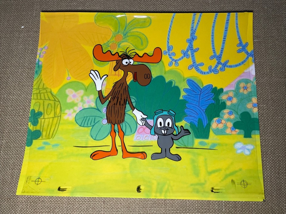 SUPER CHICKEN animation cel JAY WARD production Vintage Cartoon Network ...