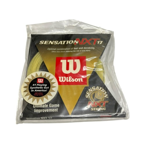 Wilson NXT 17 Gauge 1.24mm Tennis String Natural | eBay Australia