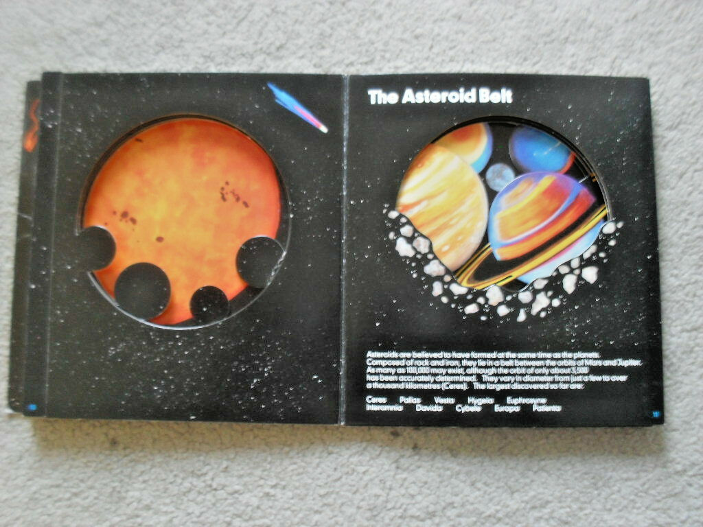 Planets Universe Stargazing Astronomy Cosmos Fold Out Hardback Fold out ...